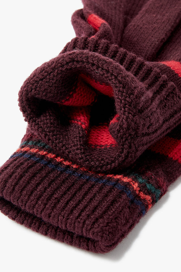 Paul Smith폴스미스 Ps Paul Smith 스트라이프 패턴 니트 글러브 Sivillage 에스아이빌리지