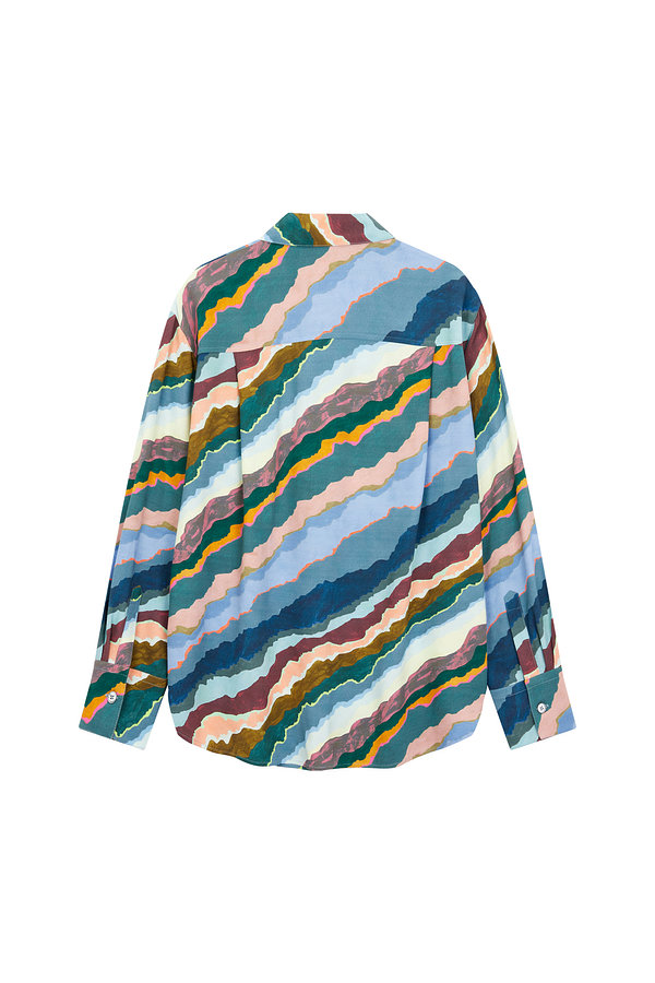 Paul Smith폴스미스 Ps Paul Smith 여성 톤 스트라이프 이지 셔츠 Sivillage 에스아이빌리지