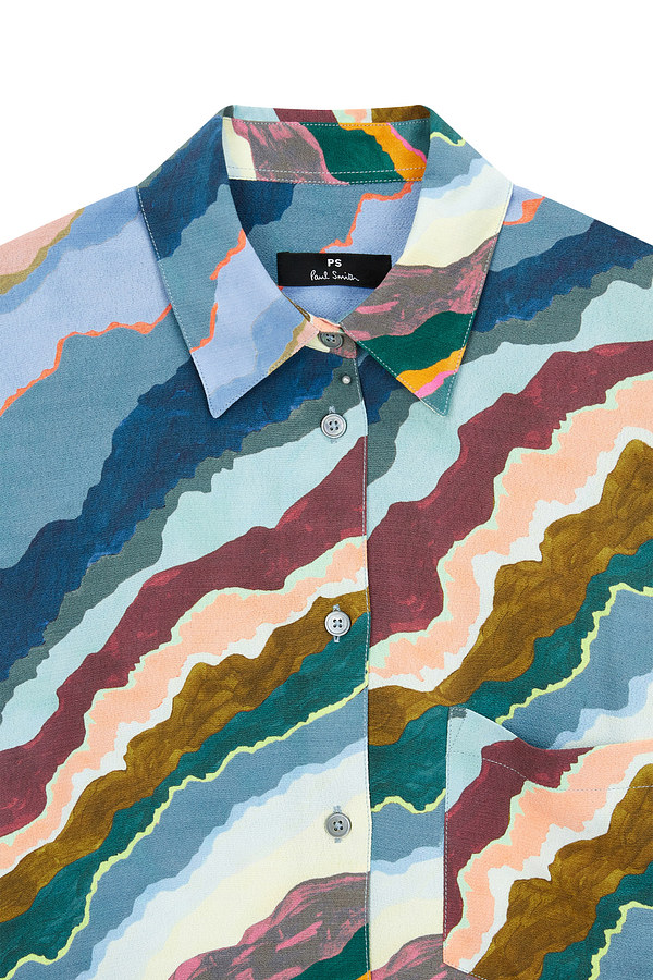 Paul Smith폴스미스 Ps Paul Smith 여성 톤 스트라이프 이지 셔츠 Sivillage 에스아이빌리지