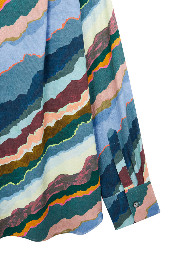Paul Smith폴스미스 Ps Paul Smith 여성 톤 스트라이프 이지 셔츠 Sivillage 에스아이빌리지