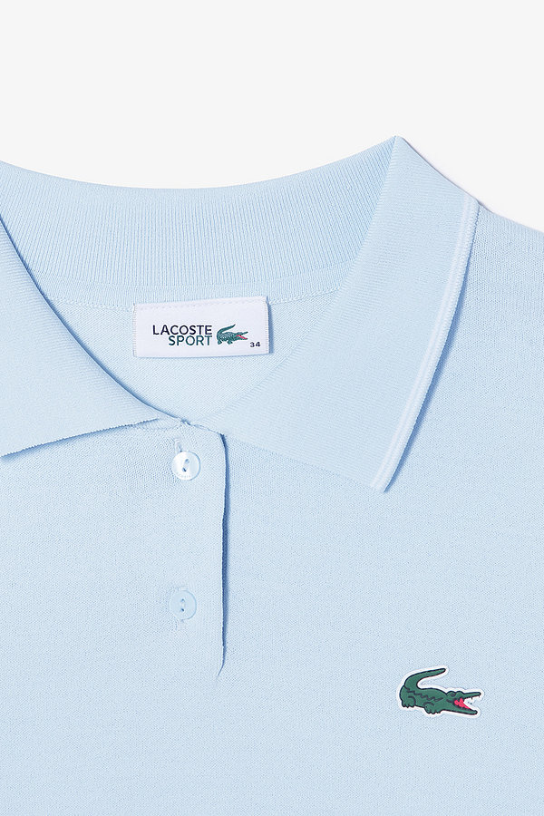 Lacoste라코스테 라코스테 여성 컬러티핑 반팔 폴로 스웨터 Af225e 54g T01 Sivillage 에스