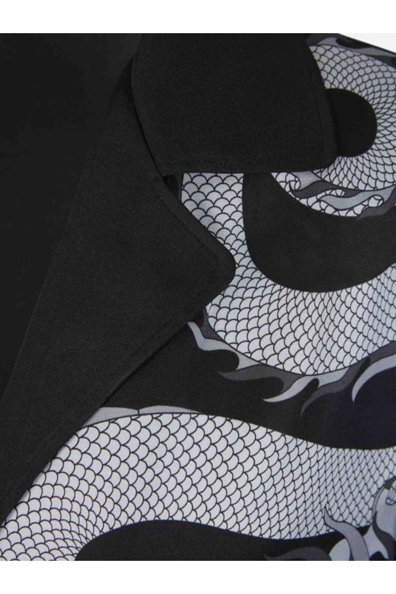 BALMAIN(발망) 24SS 발망 반팔 셔츠 CH0HN066VE79100 VI DRAGON MOTIF | S.I.VILLAGE ...