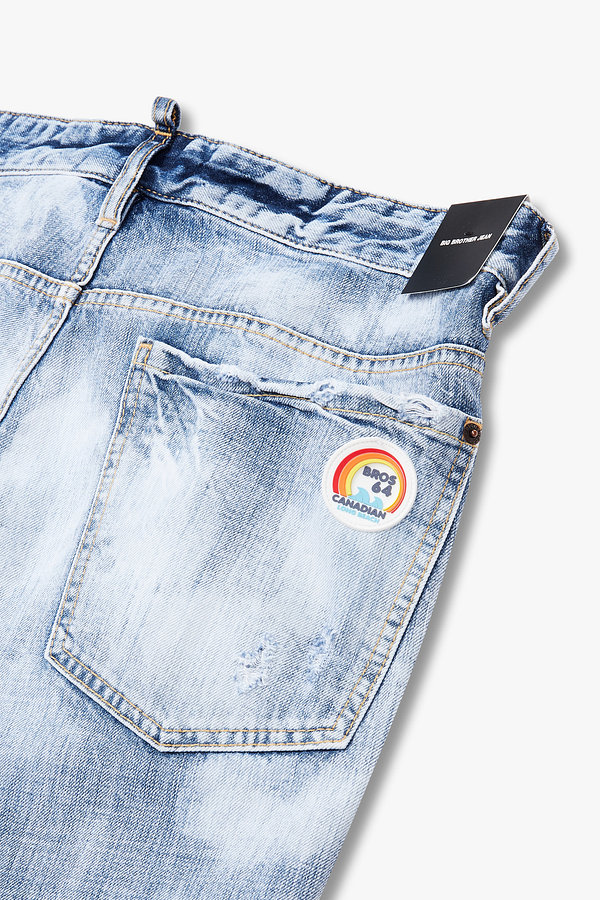 Dsquared2디스퀘어드2 남성 워시드 밴딩 빅 브라더 진 Big Brother Sivillage 에스아이빌리지