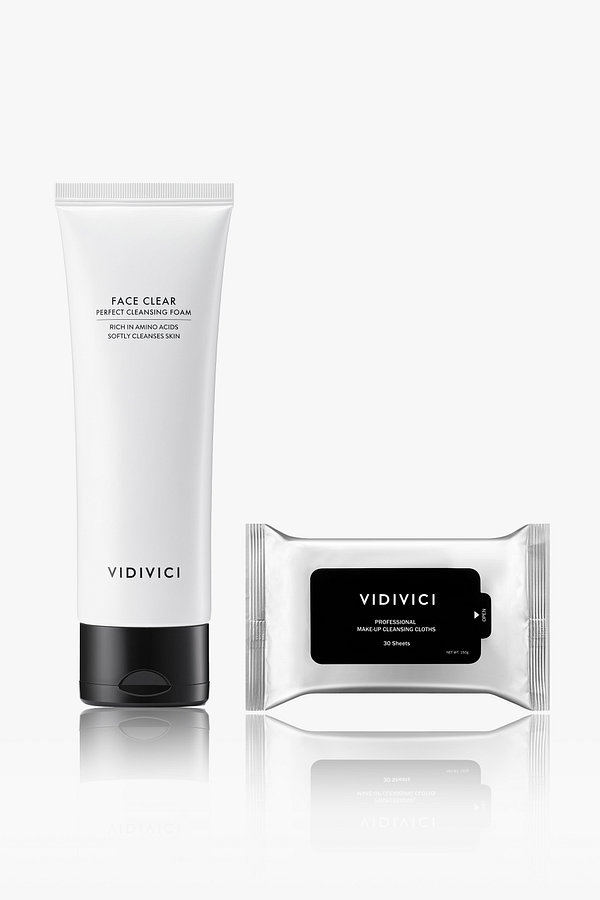 Vidivici비디비치 페이스 클리어 퍼펙트 클렌징폼 프로페셔널 메이크업 클렌징 클로스 30매 Sivillage