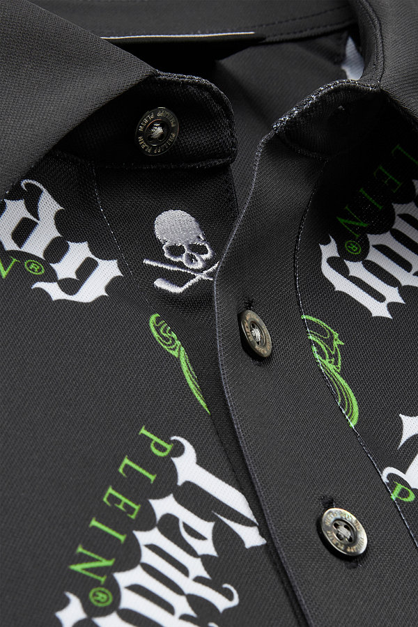 Philipp Plein Golf필립플레인 골프 Men 테디 모노그램 폴로 셔츠 Sivillage 에스아이빌리지