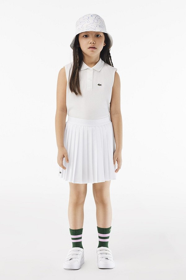 Lacoste라코스테 라코스테 키즈여아 플리츠 스커트 Jj7341 54g 001 Sivillage 에스아이빌리지