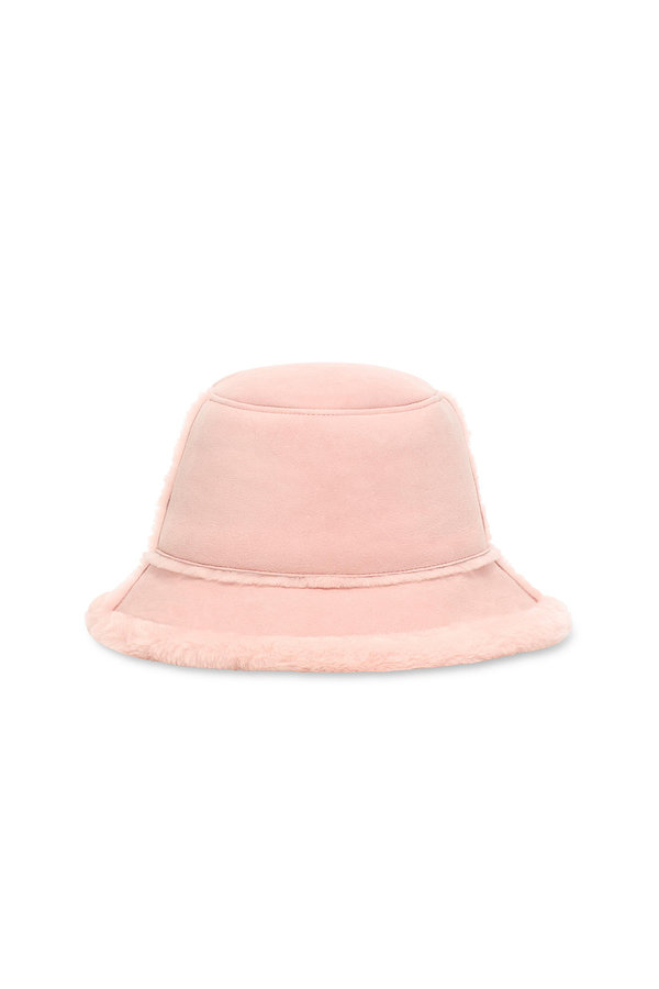 Ugg어그 For Women 양모 패치 버킷햇 쉽스킨 버킷햇 Sivillage 에스아이빌리지