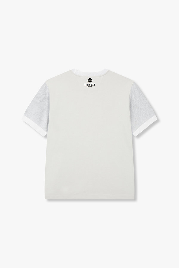 Philipp Plein Golf필립플레인 골프 Men 스컬 하이브리드 크루 스웨터 Sivillage 에스아이빌리지