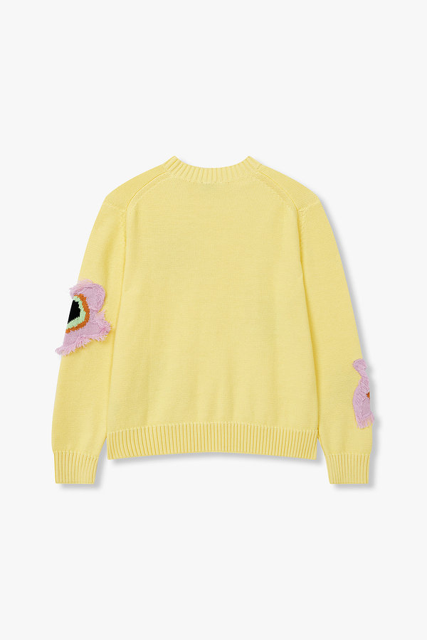 Paul Smith폴스미스 Ps Paul Smith 여성 플로럴 포인트 코튼 니트 Sivillage 에스아이빌리지