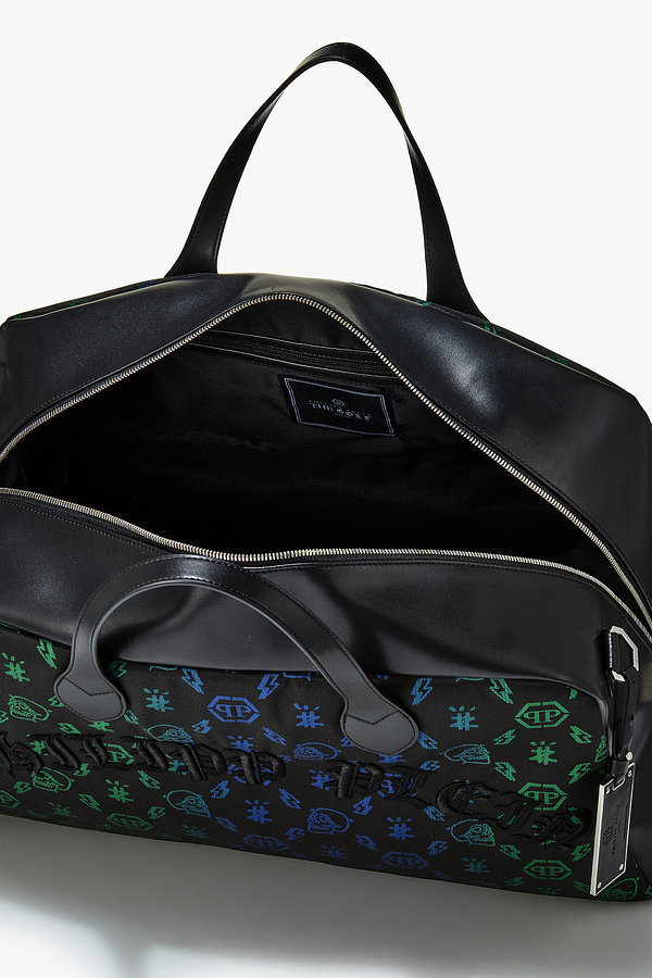 Philipp Plein Golf필립플레인 골프 Men 스컬 레인보우 자카드 보스턴백 Sivillage 에스아이빌리지
