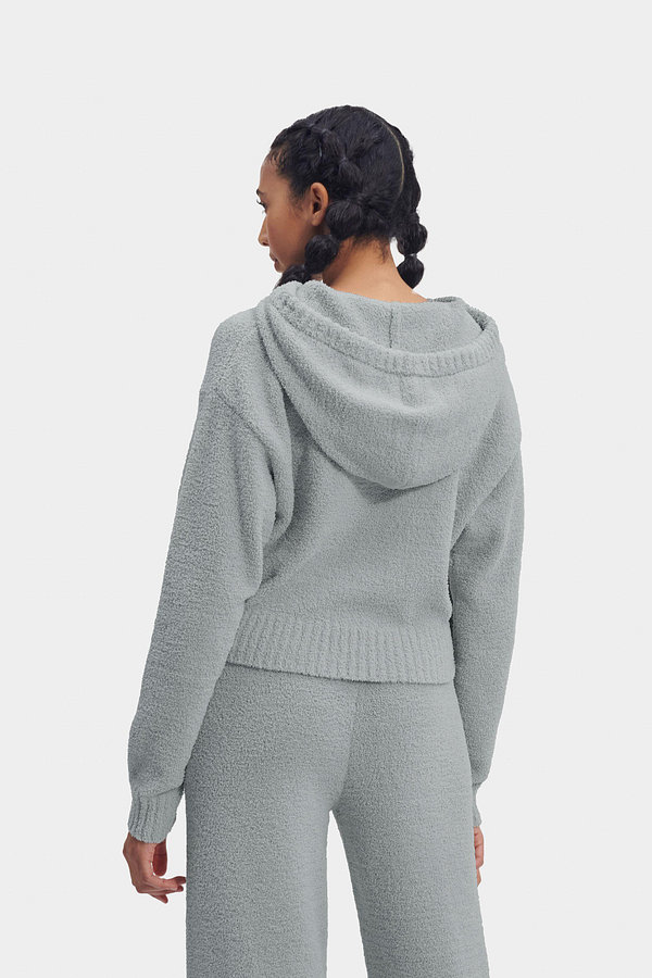 Ugg어그 For Women 세미 벌룬 슬리브 후드집업 하나 집 후디 Sivillage 에스아이빌리지