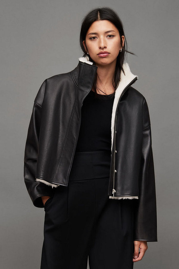 Allsaints올세인츠 올세인츠 라이더 시어링 자켓 Wl102z 5393 Sivillage 에스아이빌리지
